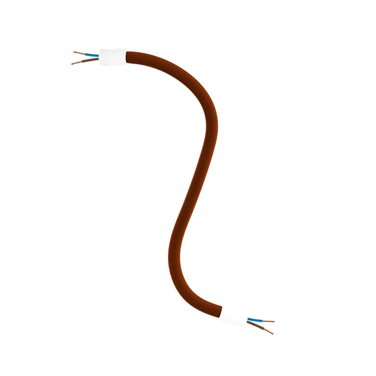 Creative Kit Flex extension fabric-covered hose RM13 Brown with metal ...