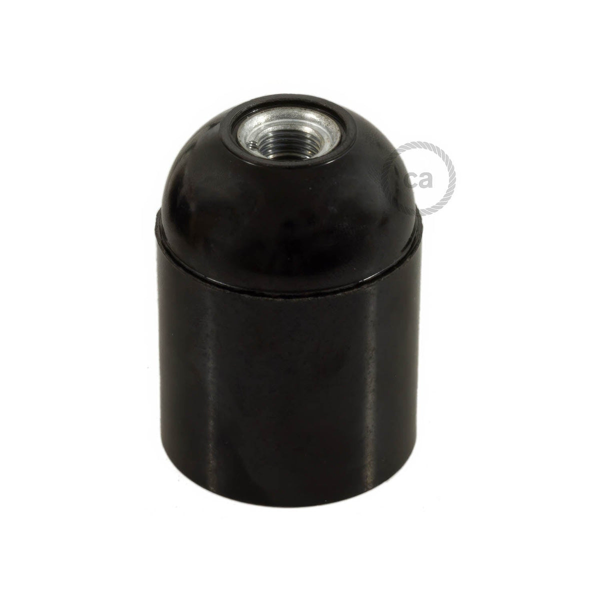 E27 socket kit in bakelite - Black – Creative Cables