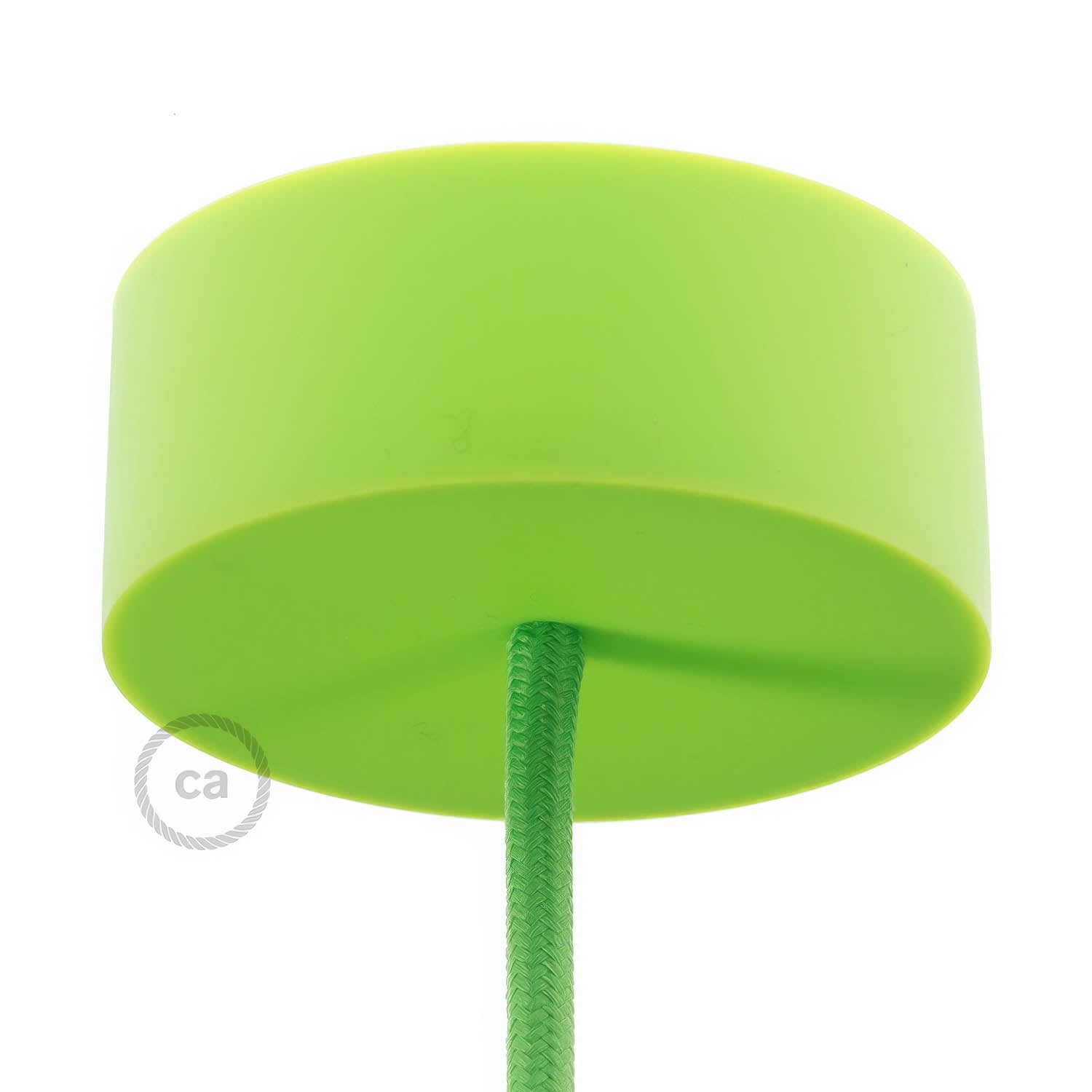 Cylindrical silicone ceiling canopy kit - Lime – Creative Cables