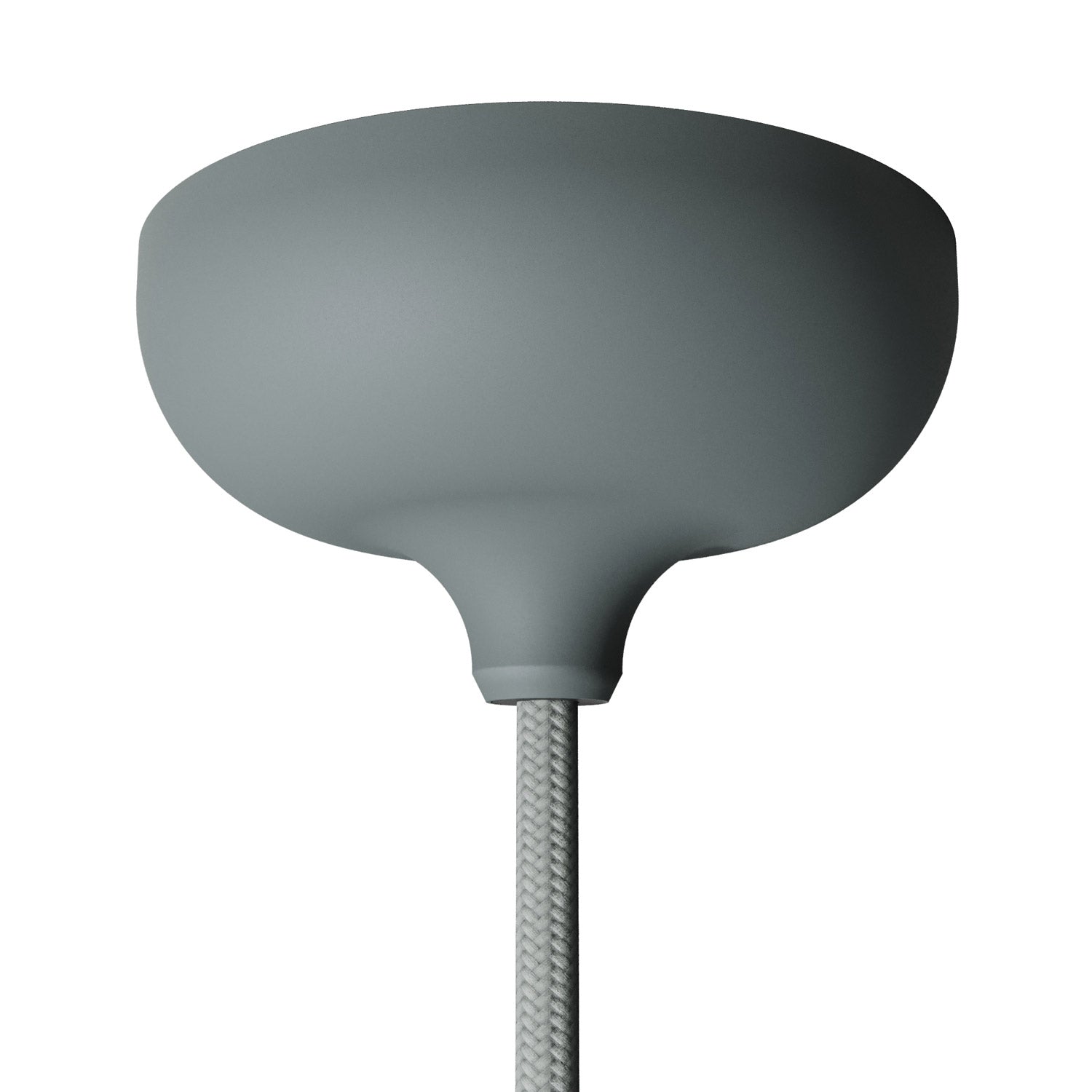 Silicone ceiling canopy with central hole - Gray – Creative Cables