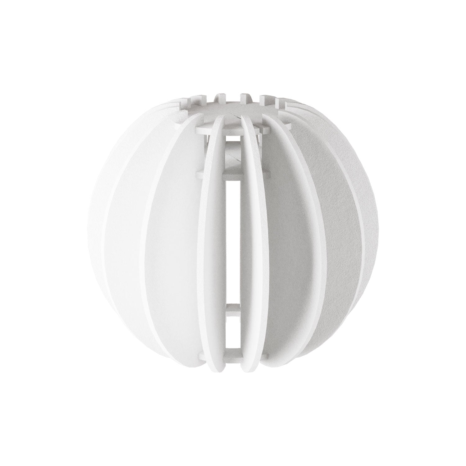 Elliptical lampshade in sound-absorbing material - White melange ...