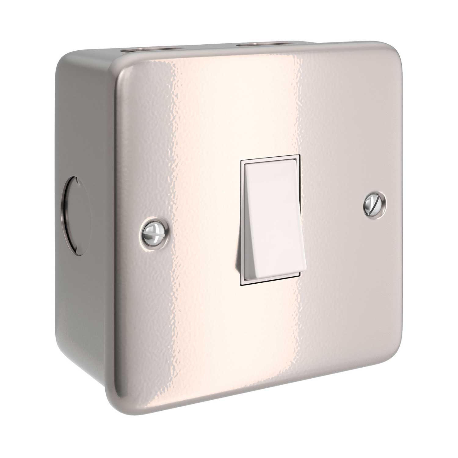 Metal wall box with switch – Creative Cables